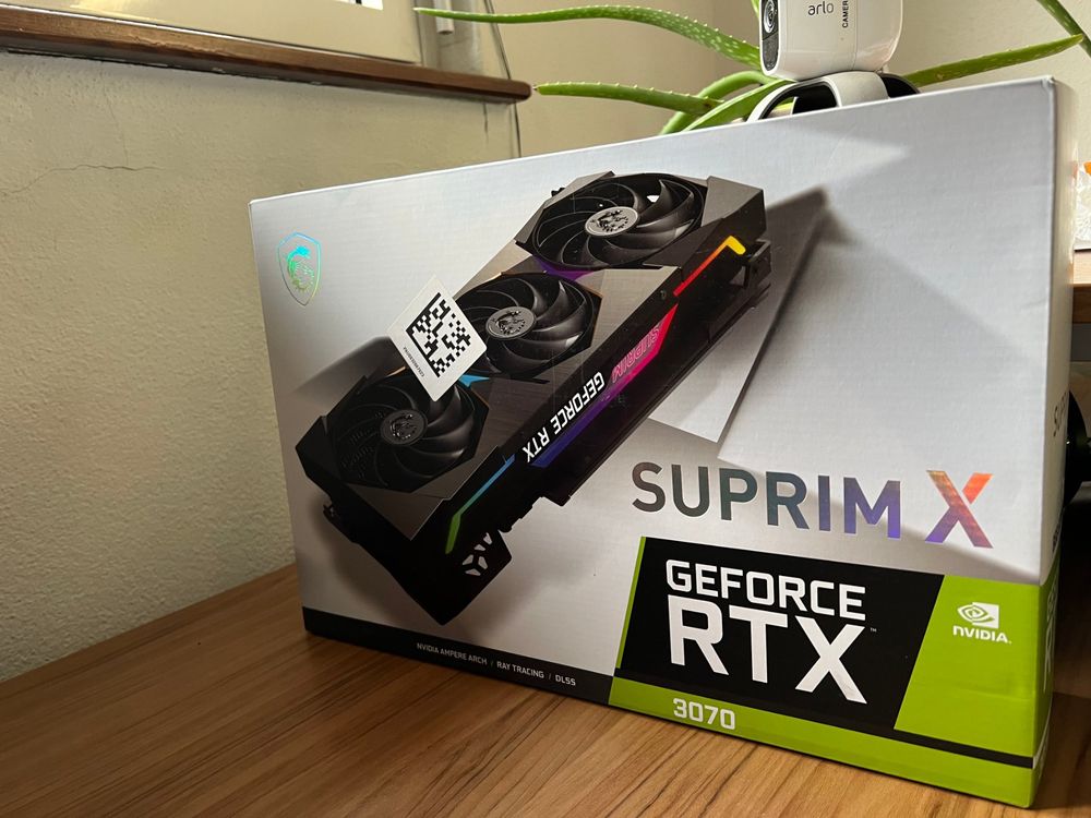 GPU MSI GeForce RTX 3070 SUPRIM X 8G - Warranty July 2024 (Gebraucht ...