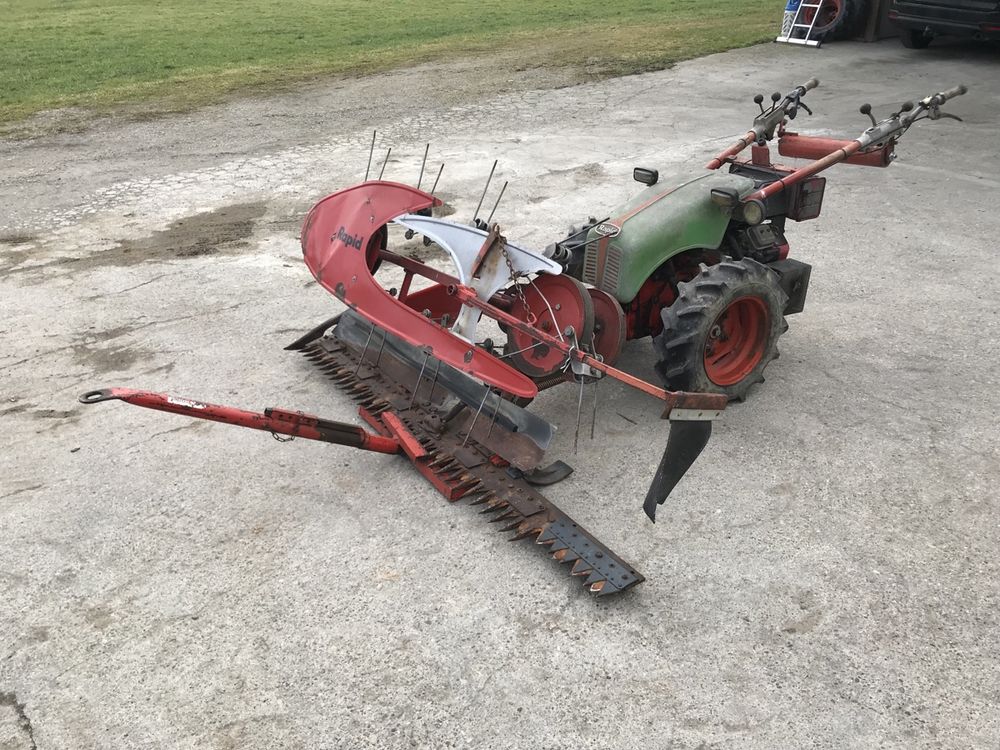 Motormäher Einachser Rapid 505 mit Bandeingrasung (Gebraucht) in Langrickenbach für CHF 1300 ...