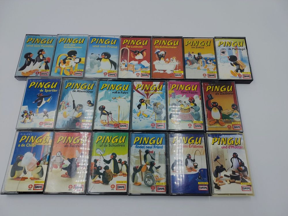 19 Pingu Hörspiel Kassetten, SRG EUROPA, Dialekt | Kaufen auf Ricardo
