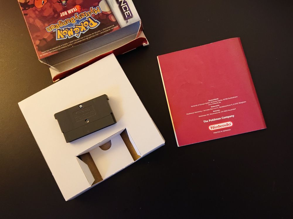 Gameboy Advance GBA - Pokemon Mystery Dungeon Team Rot - CIB (Gebraucht ...