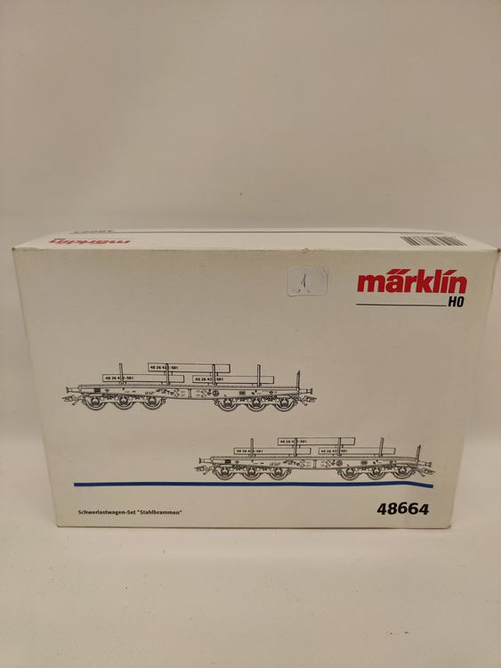 N1 Märklin 48664 Schwerlastwagen-Set Stahlbrammen | Kaufen auf Ricardo
