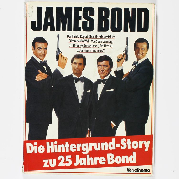 CINEMA BUCH 25 JAHRE JAMES BOND 007 von 1987 (226 Seiten) | Kaufen auf Ricardo