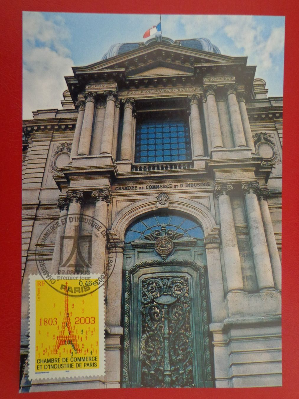Maximumkarte MK 2003 Frankreich Paris Chambre de Commerce (Neuf (Voir ...