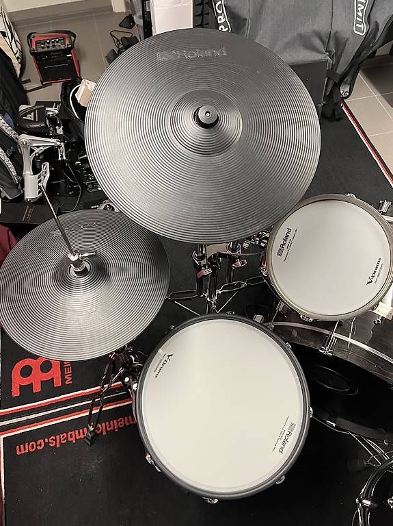 Schlagzeug (E-Drum) Roland VAD706 GE gloss ebony (Neu (gemäss ...