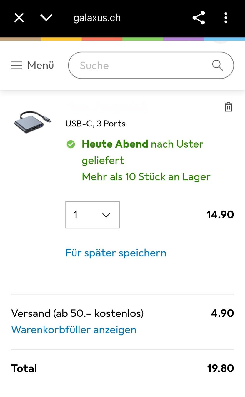 HDMI Dock für Nintendo Switch mit USB-C + USB-A Ports (Neu und ...