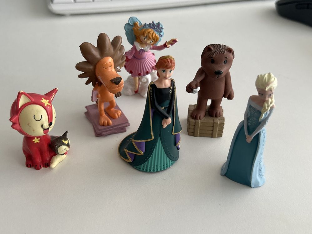 6 Figuren TONIES Disney 2xFrozen Löwe Bär Katze Lilli-Fee | Kaufen auf ...