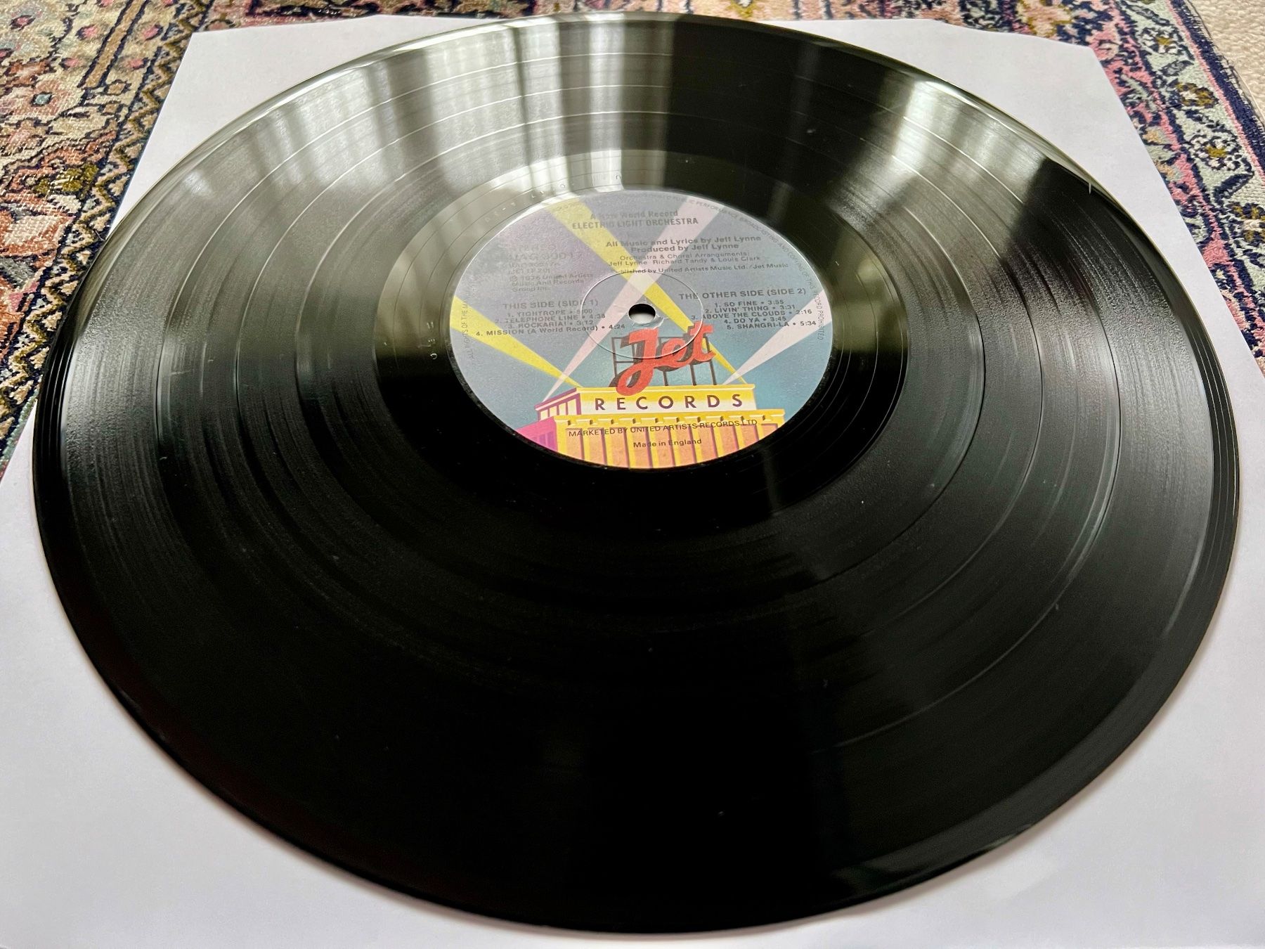 UK Rock Electric Light Orchestra A New World Record LP🛀 (Gebraucht) in ...