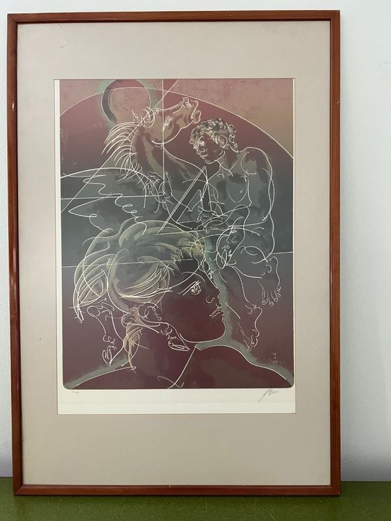 Gemälde von Hans Erni (Lithografie) | Acheter sur Ricardo