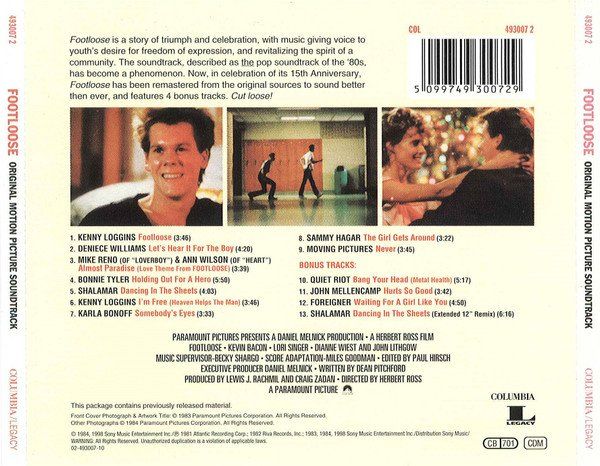 Various – Footloose (CD, Soundtrack) (Gebraucht) in Vevey für CHF 5 ...