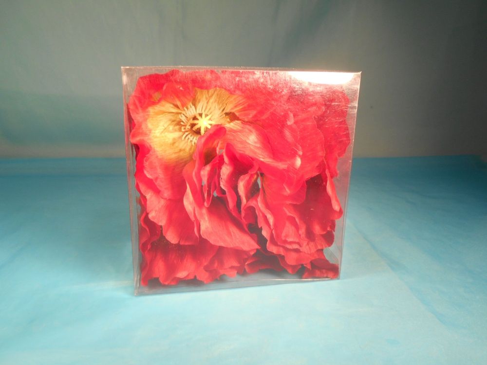 4 grosse Mohnblumen, rot, Deko, IKEA (Neu und originalverpackt) in Bellach für CHF 2 – mit ...