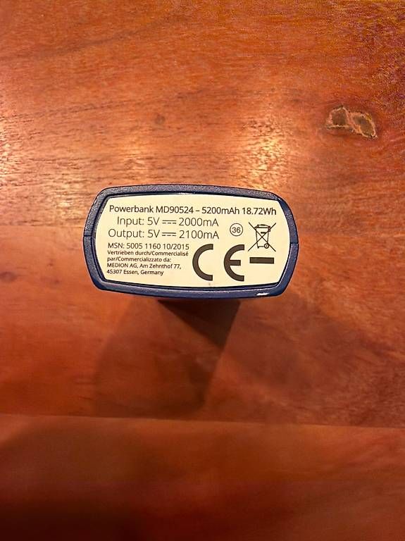 Powerbank ALDI - 5200mAh / 18.72 Wh (Gebraucht) in Rombach für CHF 1 ...