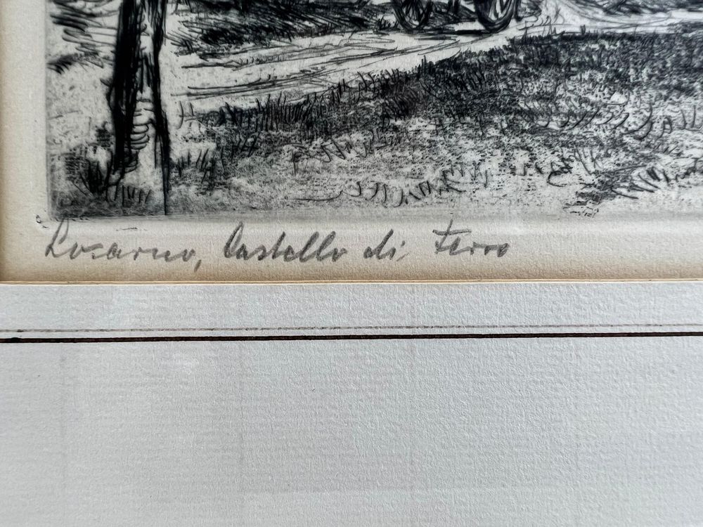 Original Radierung Handsigniert. | Kaufen auf Ricardo