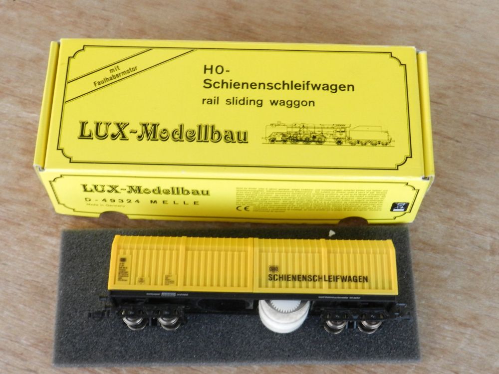 Lux Modellbau H0 GL Schienen- Reinigungswagen | Acheter sur Ricardo