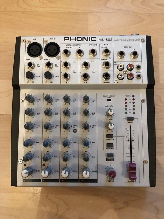 Mischpult Phonic MU-802 (Gebraucht) in Latterbach für CHF 26 – mit ...