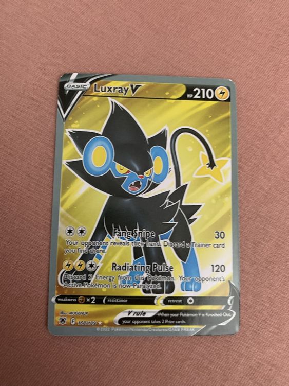 Luxray V - Pokemon Karte (Neu (gemäss Beschreibung)) in Wanzwil für CHF ...