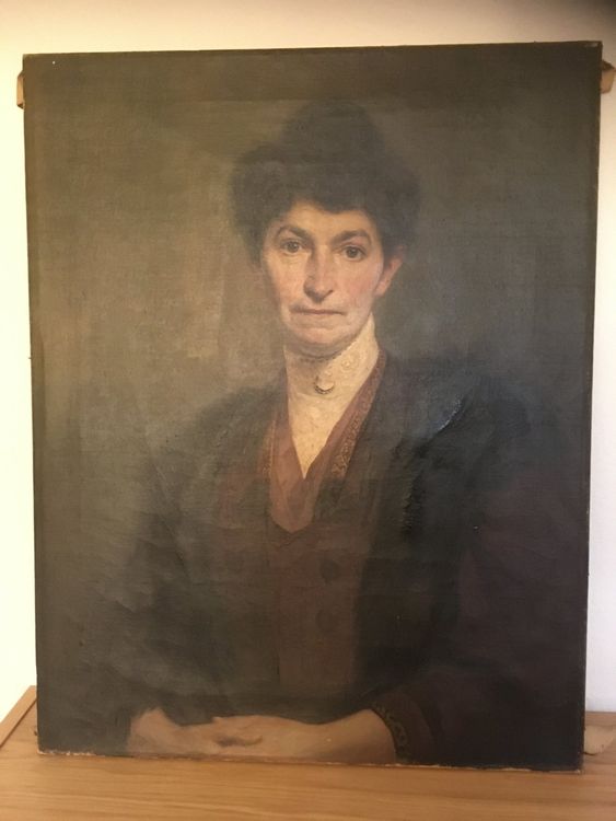 Oelgemälde von Hans Bachmann (1852-1917) "Frauenbildnis" | Kaufen auf ...