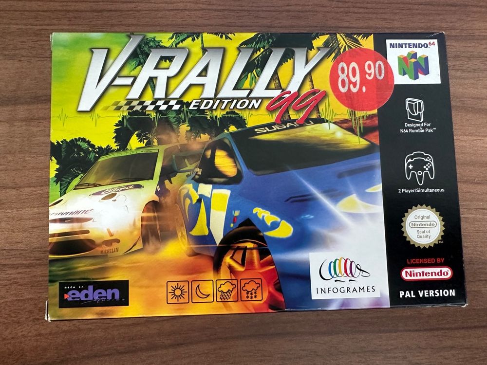 N64: V-Rally Edition 99 mit OVP und Anleitung (Gebraucht) in Abtwil SG ...