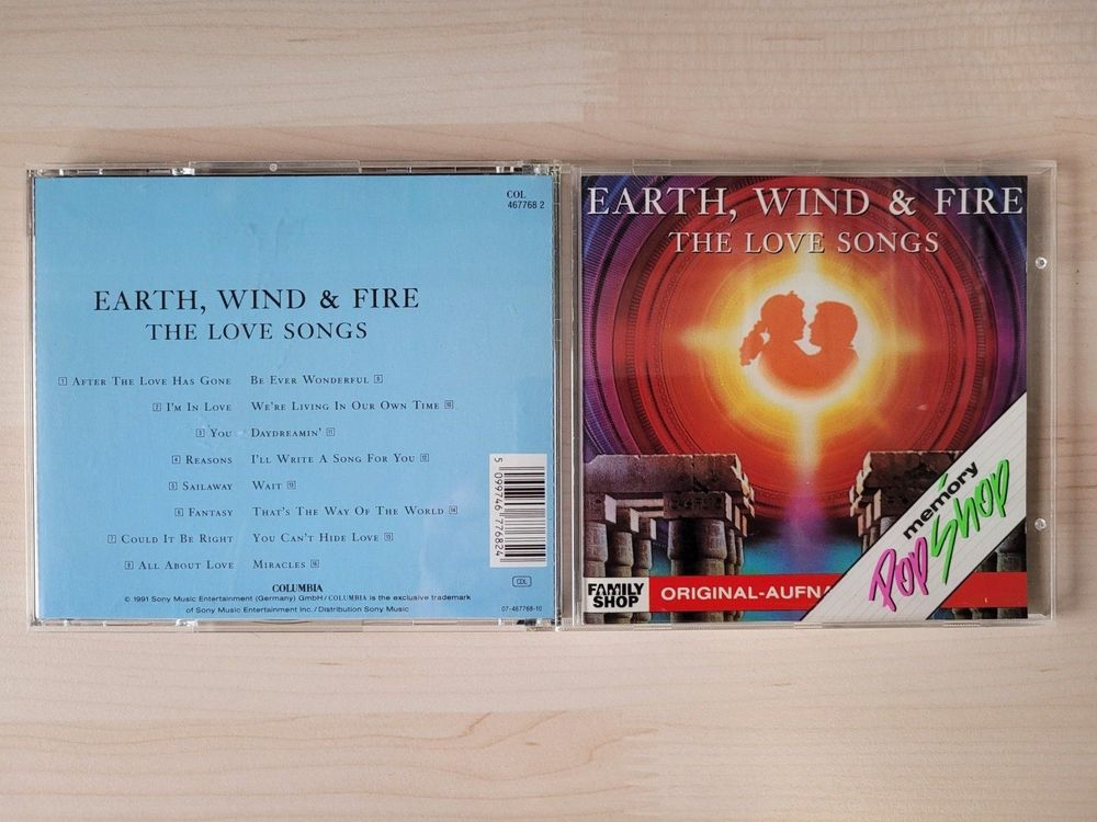 CD Earth, Wind & Fire - The Love Songs, 1991 (Gebraucht) in Nebikon für ...