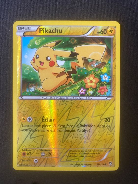 Pikachu Reverse Holo 27 - Furious Fists 2014 - NM - FR | Kaufen auf Ricardo