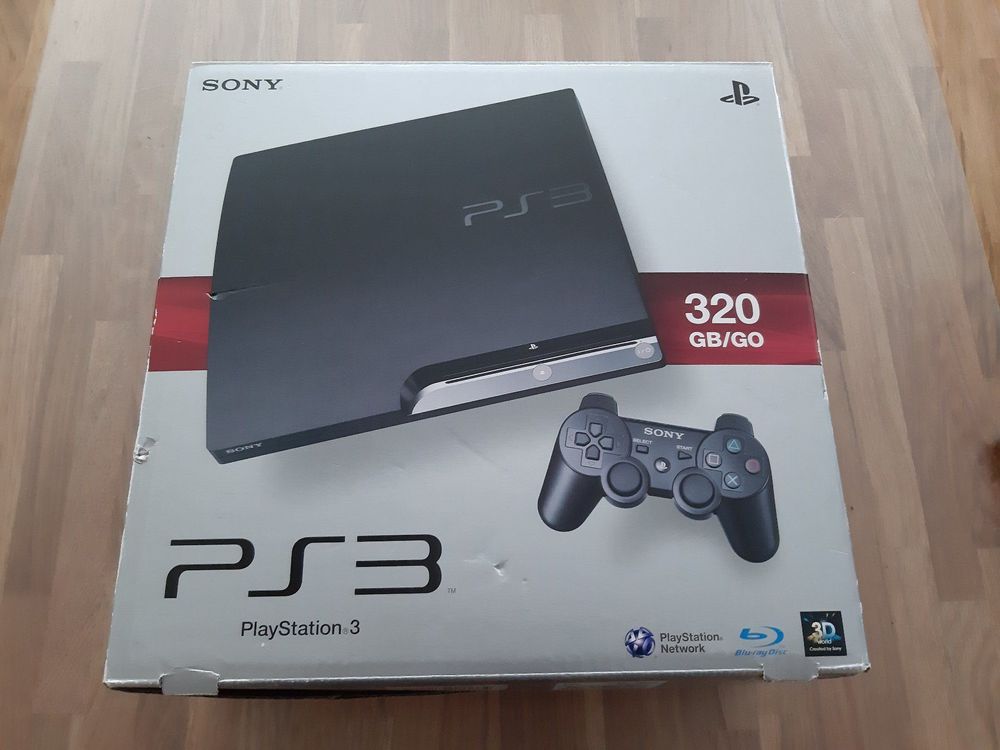 PS3 Konsole 320 GB mit Zubehör in OVP | Kaufen auf Ricardo