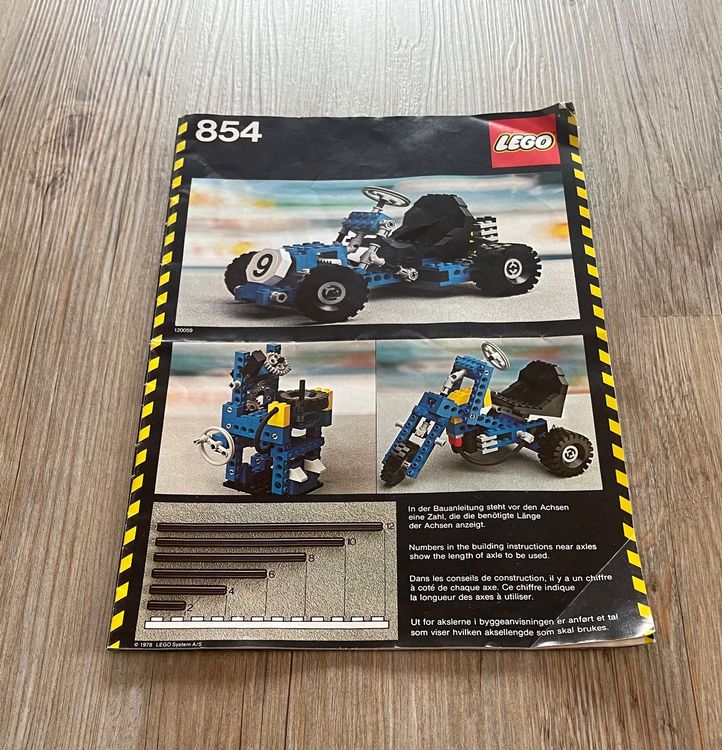 Vintage / Antik / Rarität Lego Technic 854 Go-Kart | Kaufen auf Ricardo