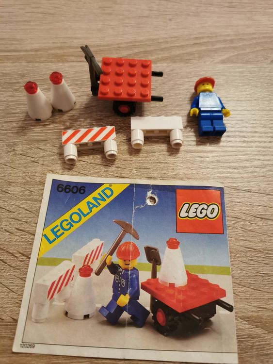 Lego Legoland 6606 Road Repair Set von 1983 | Kaufen auf Ricardo