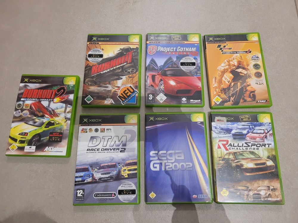 7x Top Racing Games (XBox Classic) | Kaufen auf Ricardo