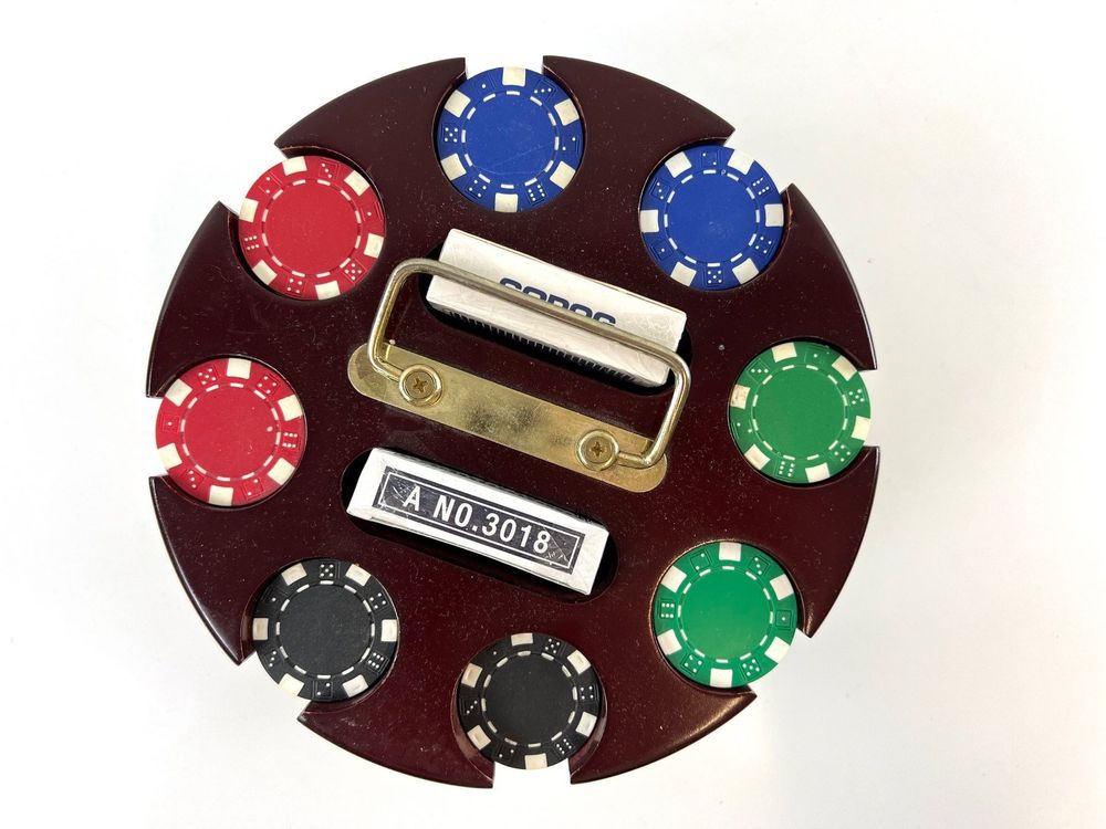 Vintage Poker-Chip Carousel Set (Karten und Chips) | Kaufen auf Ricardo