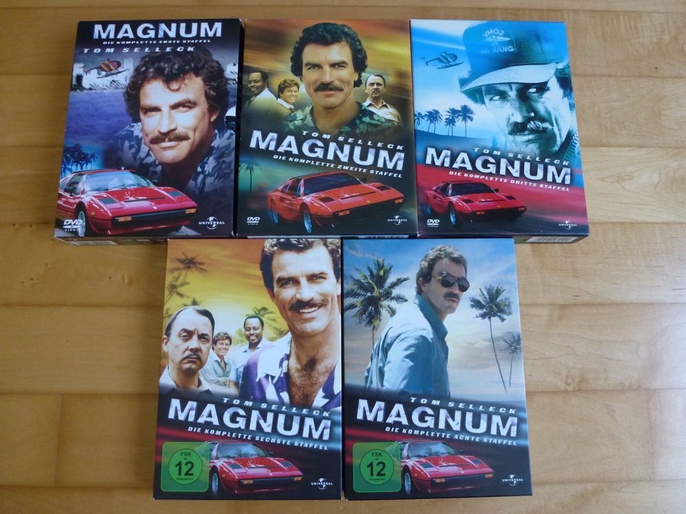Magnum Staffel 1-3 und 6+8 (26 - DVDs) | Kaufen auf Ricardo