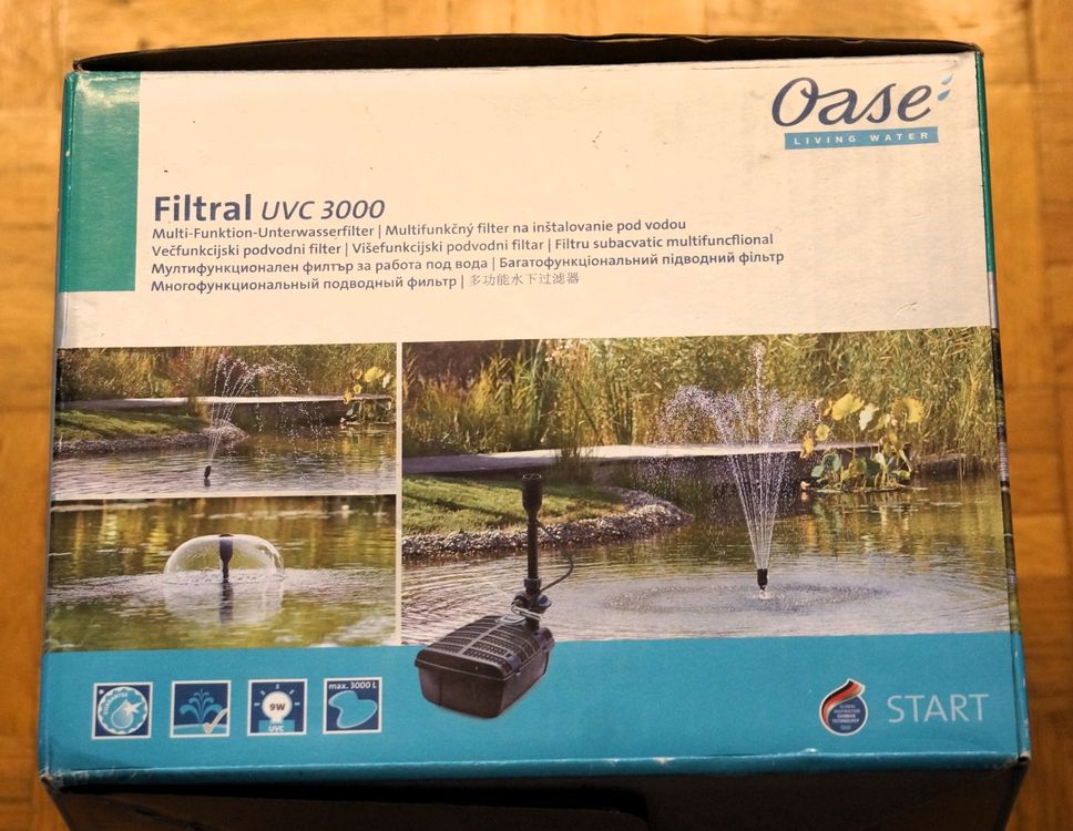 Oase 3000 UVC Multi-Funktion-Unterwasserfilter. (Neu und ...