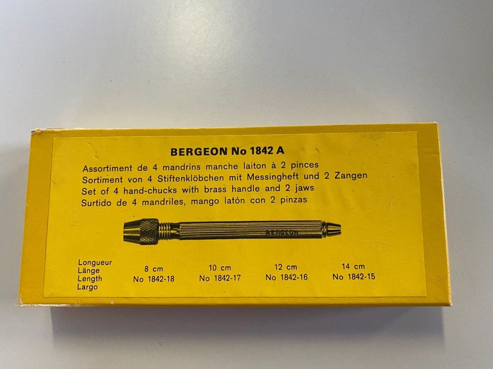 Bergeon No. 1842 A (Gebraucht) in für CHF 31 – mit Lieferung auf ...