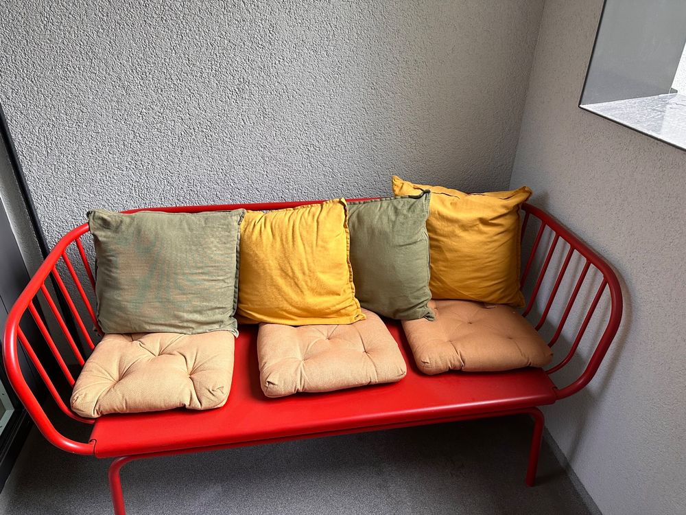 IKEA garden bench red | Kaufen auf Ricardo