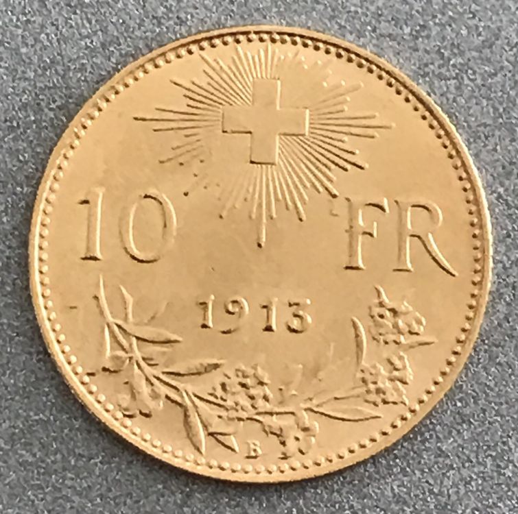 10 Franken Goldvreneli 1913 | Kaufen auf Ricardo