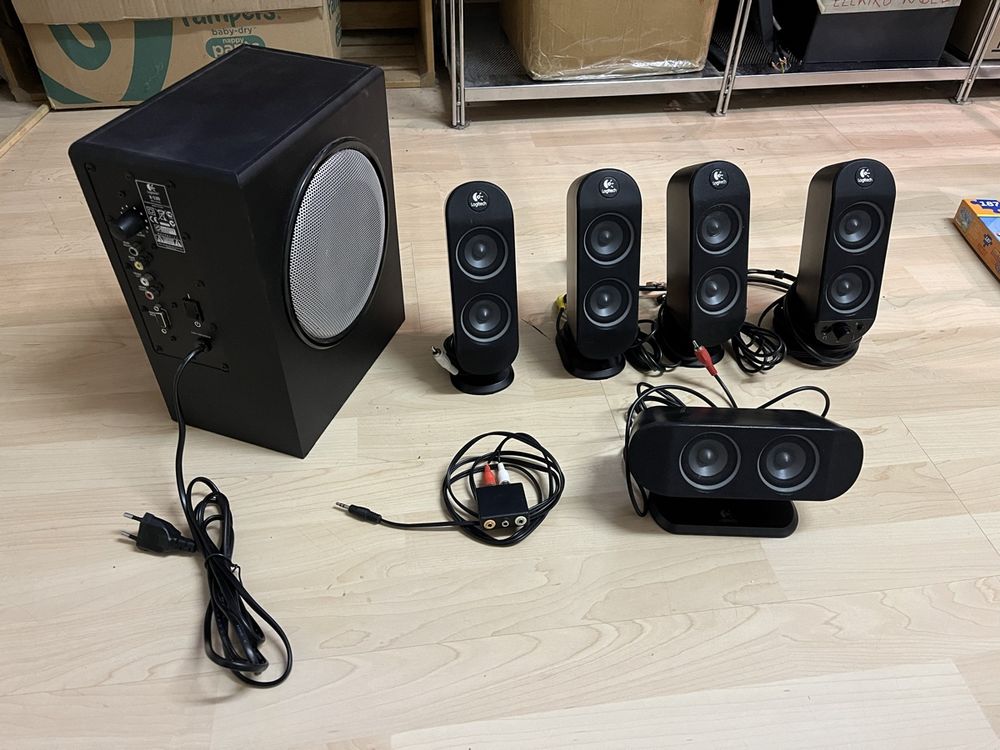 Logitech X530 surround speaker sound system / pc-Boxen (Gebraucht) in ...