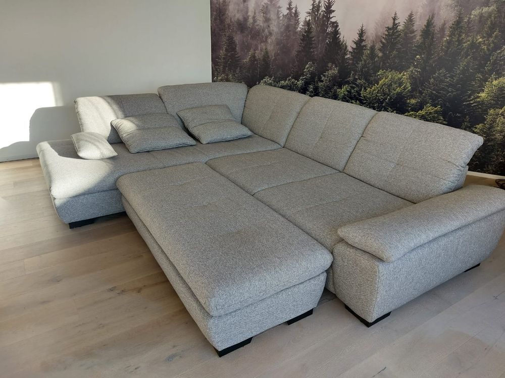 Sofa Couch Polstergruppe grau L-Form XORA | Kaufen auf Ricardo