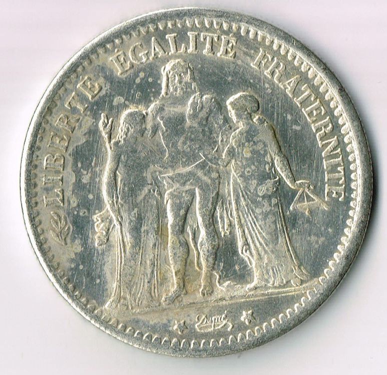 1875 5 Francs_Republique Francaise_Replica (Gebraucht) in Hombrechtikon ...