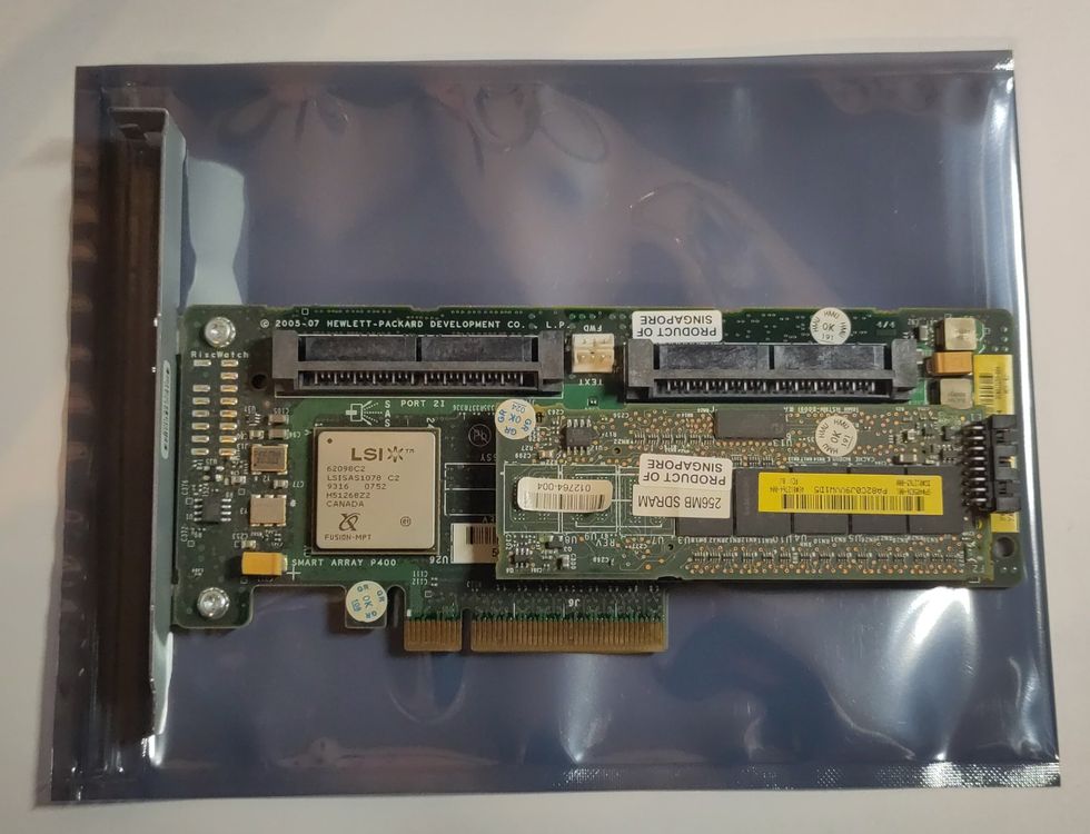 HP LSI Smart Array P400 SAS RAID Controller 256 MB PCI-E (Gebraucht) in Widnau für CHF 10 – mit ...