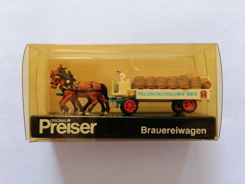 Preiser Brauereiwagen Feldschlösschen (Neu und originalverpackt) in ...