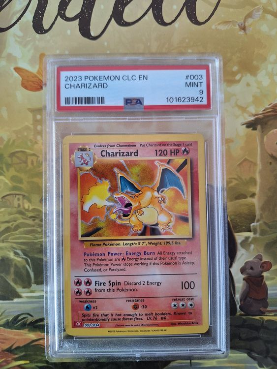 Charizard PSA 9 - Classic Collection Base Set Reprint Glurak (Gebraucht ...