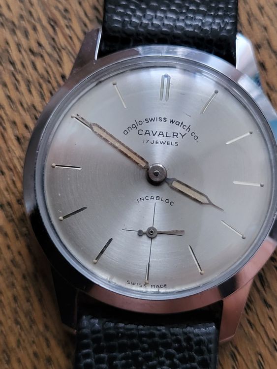 Vintage Armbanduhr Anglo Swiss Watch CO | Kaufen auf Ricardo