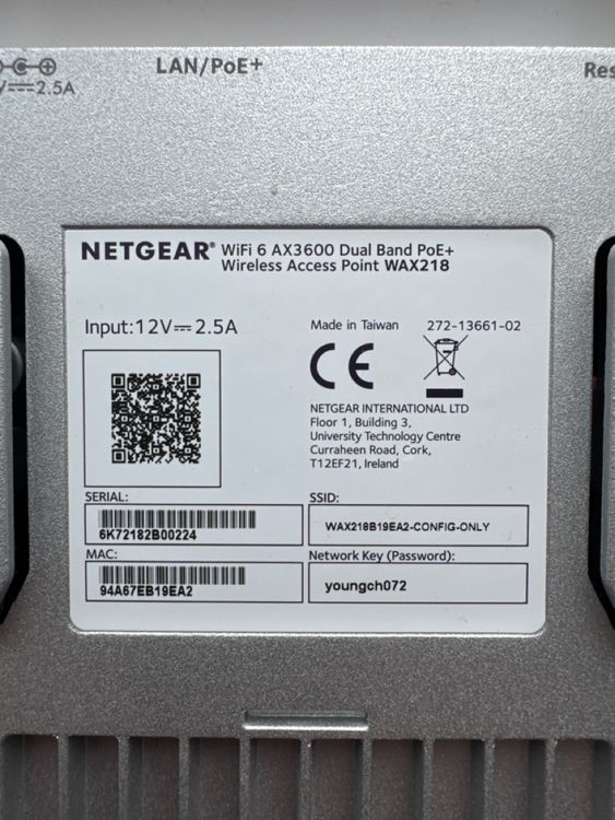 Netgear WiFi 6 AX3600 Access Point WAX218 - Neuwertig! (Gebraucht) in ...