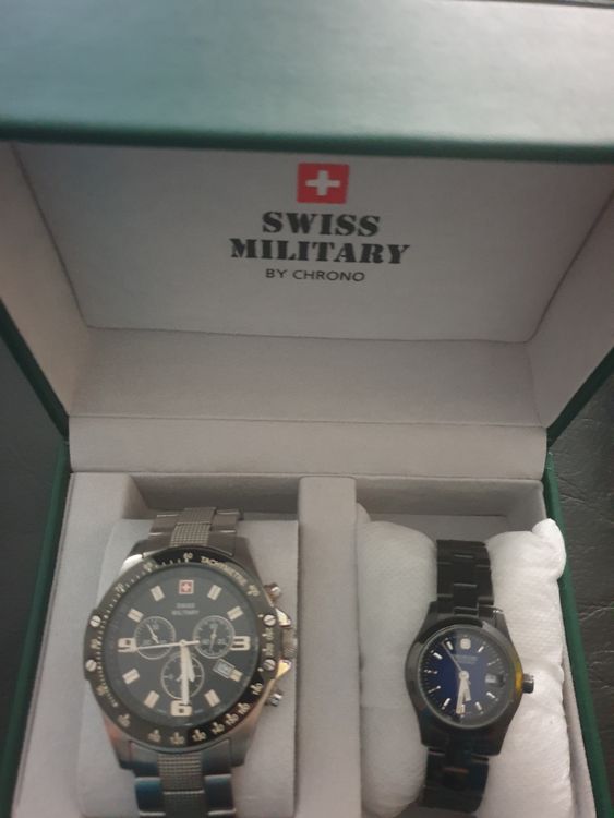 Swiss Military Damen &Herren uhr mit neue Batterie (Gebraucht) in ...