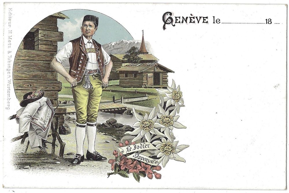 GENÈVE le ___________18 __ Le Jodler d'Appenzell (Gebraucht) in ...