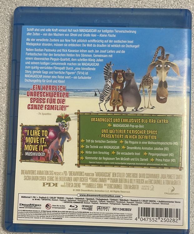 MADAGASCAR BLU-RAY | Kaufen auf Ricardo