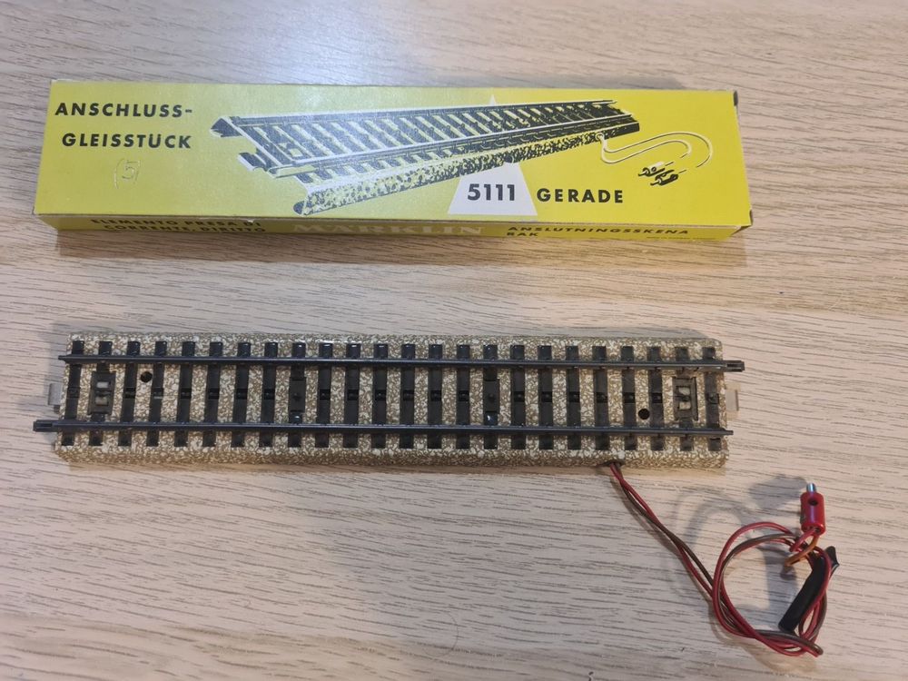 Märklin 5111 Anschlubgleisstück HO (5) (D'occasion) à St-Aubin-Sauges ...