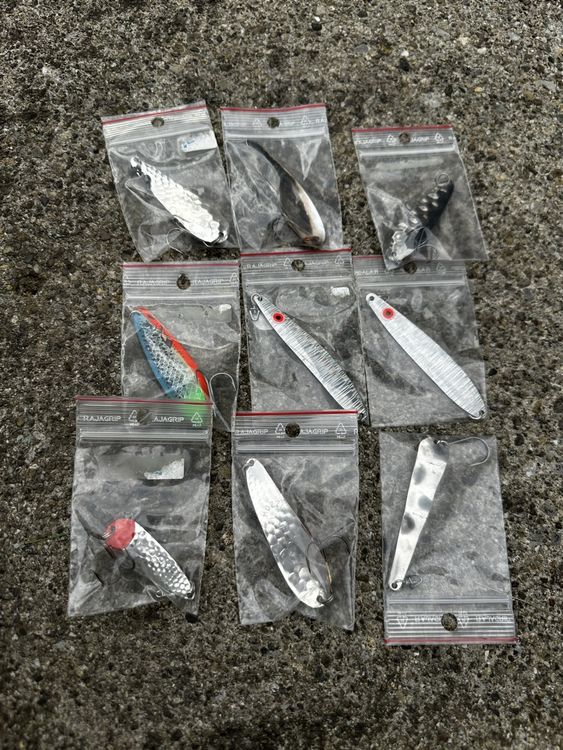 9 Blinker Set, Fischfang 🎣 (Neu und originalverpackt) in Steckborn für CHF 20 – mit Lieferung ...