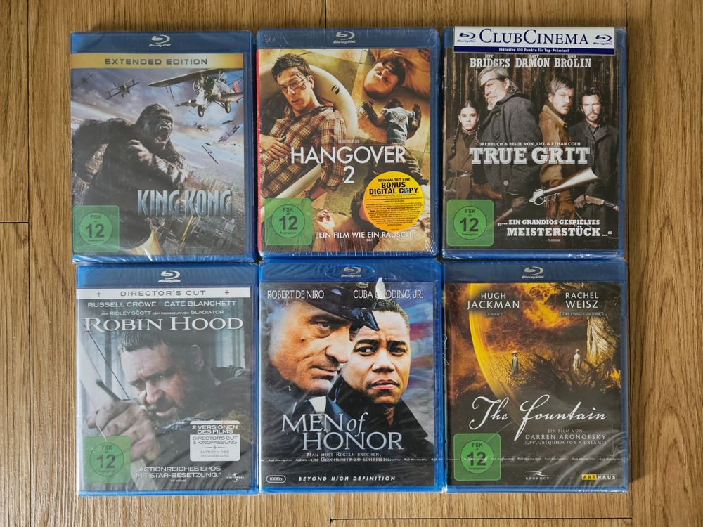 BluRay 6 Filme ab 12 Jahren - ORIGINALVERPACKT | Kaufen auf Ricardo