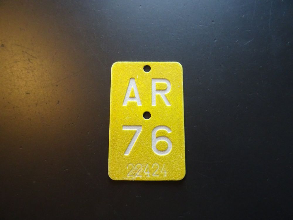 Töffli Nummer AR76 | Kaufen auf Ricardo