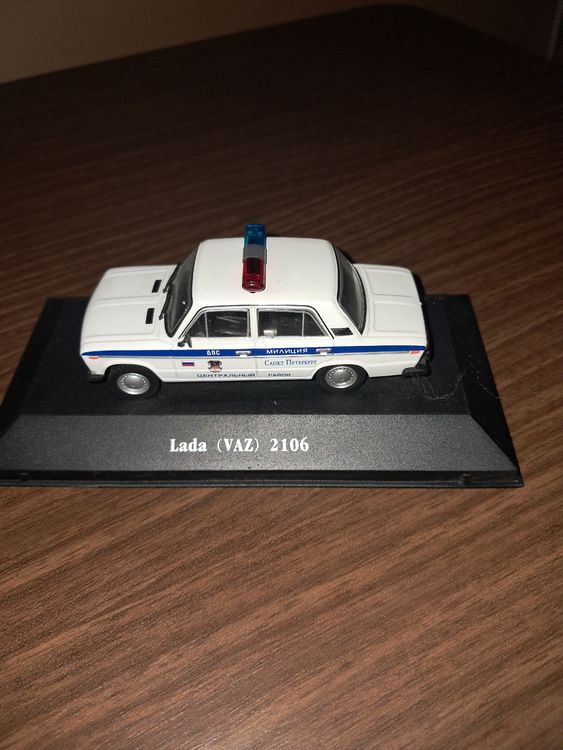 LADA Vaz 2106 Police Model Car 1 43 Scale IXO Atlas 7598009 (Gebraucht ...