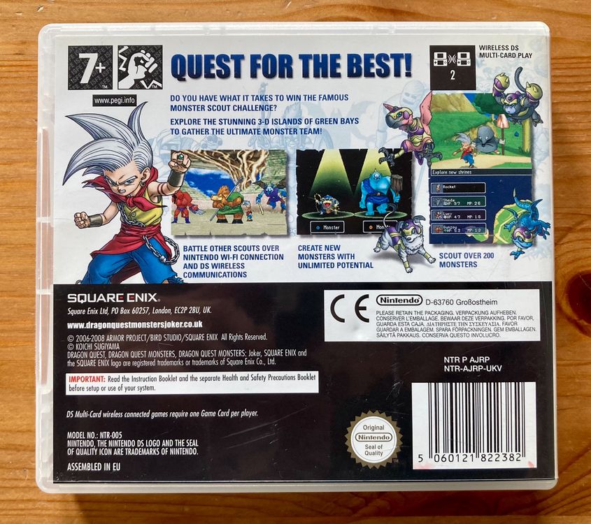 Rarität: DQM Dragon Quest Monsters - Joker (Nintendo DS) (Gebraucht) in Zürich für CHF 28 – mit ...